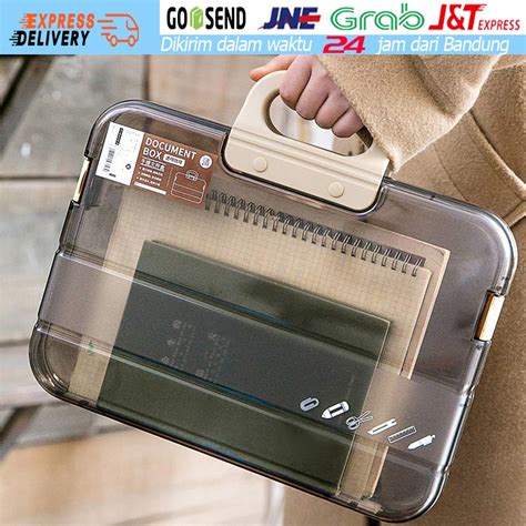 Jual Tas File Handle Map File Clear Holder Tas File Sekat Map Tas