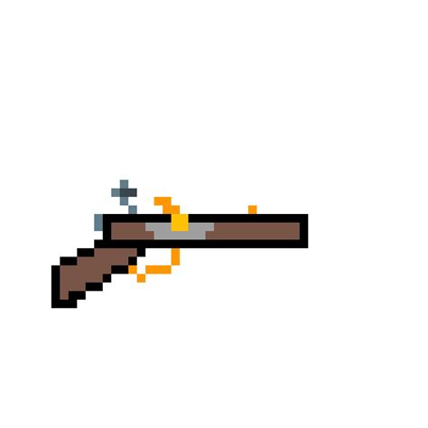 Flintlock Pistol R Pixelart