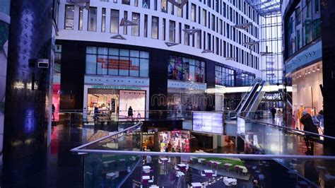 Warsaw Poland 19 January 2023 The Modern Interiors Of Plac Unii