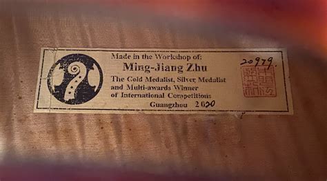 Ming Jiang Zhu Montagnana Model Cello Dolce Violins