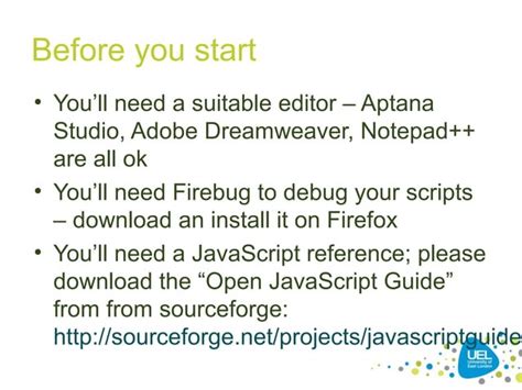 Introduction To JavaScript PPT Web Development Internet