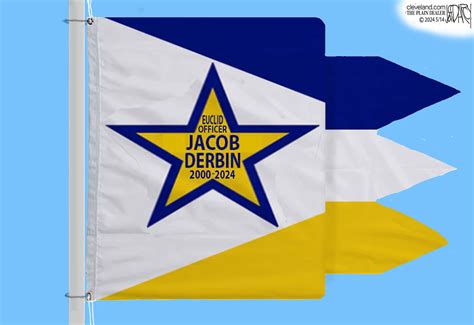 Officer Jacob Derbin Tribute Darcy Cartoon