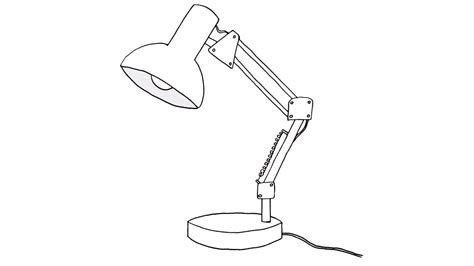 Lamp Drawing Picture At Eddie Avila Blog