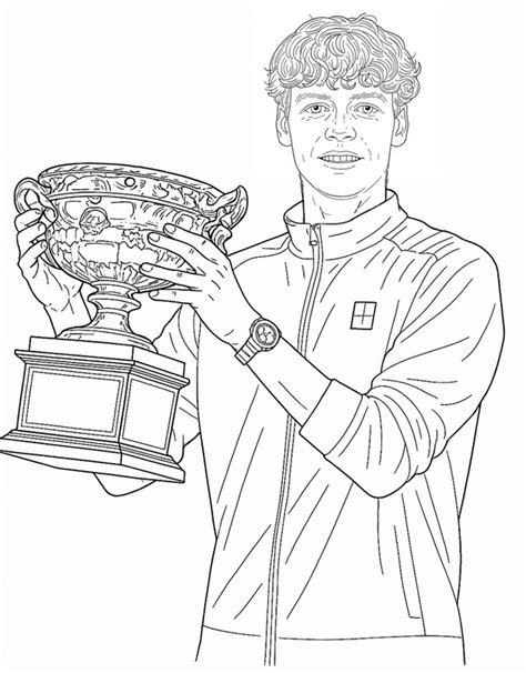 Tennis 2025 Coloring Pages Free To Print