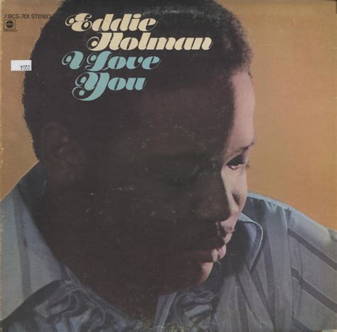 Eddie Holman I Love You Vinyl Lp Album Stereo 1969 [r611122
