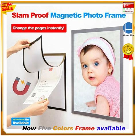 Picture Frames A3 A4 A5 A6 Size Creative Magnetic Photo Frames