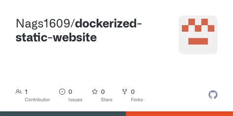 Github Nags1609dockerized Static Website