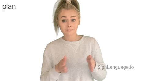Plan In Asl Example 3 American Sign Language