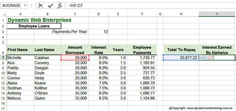 The PMT Function In Excel Dynamic Web Training Blog