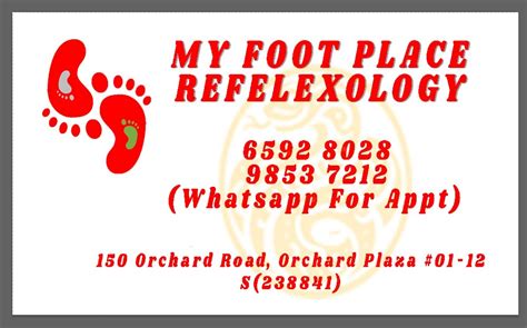 My Foot Place Refelexology At Orchard Road