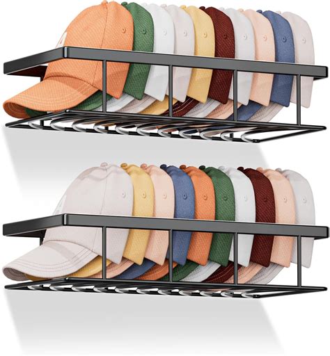 Fanado Metal Hat Rack For Wall Each Hat Organizer For