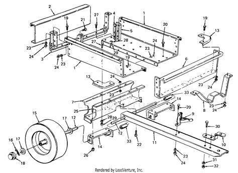 Cub Cadet 521 Utility Cart 190 521 100 Parts Diagrams
