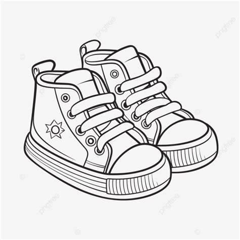 Dibujo De Zapatos Para Colorear Paginas Niños Esquema 54 Off