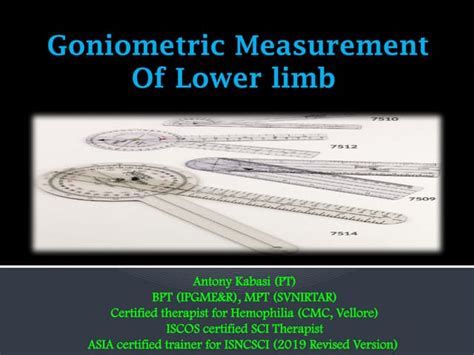 Goniometer Pptx