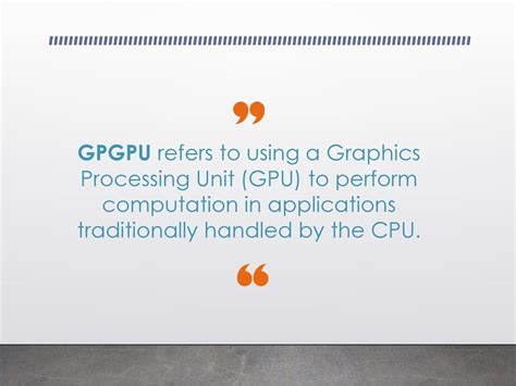 Gpus Not Just For Graphics Anymore Ppt Download