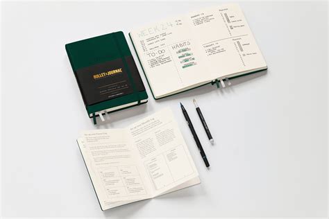 Leuchtturm1917 Bullet Journal Edition 2 A5 Medium Hardcover Notebook