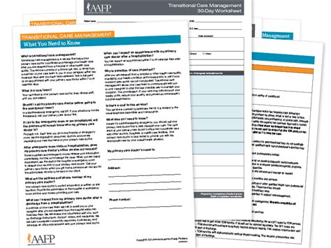 Aafp Transitional Care Management Toolkit Aafp