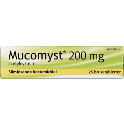 Mucomyst Brusetabl 200 Mg Apotekerendk Køb Online Nu