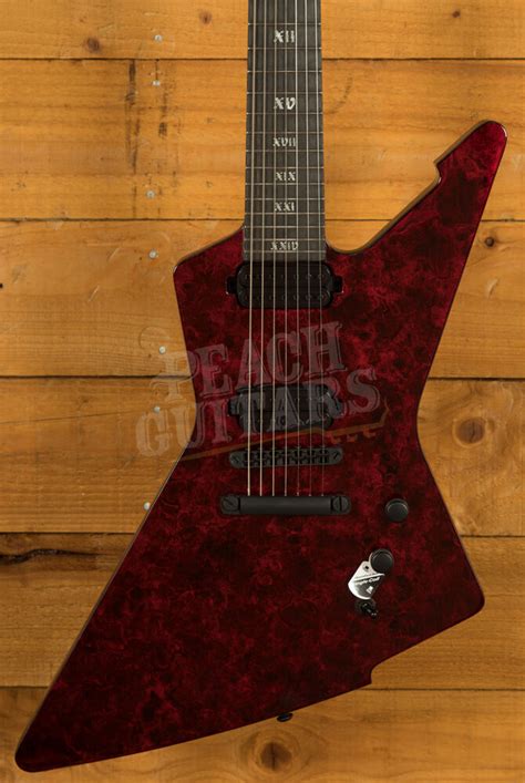 Schecter E 7 Apocalypse 7 String Red Reign