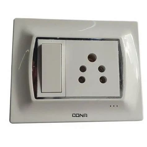 16 A Cona Modular Switch Socket Combination Onoff Module Size 1