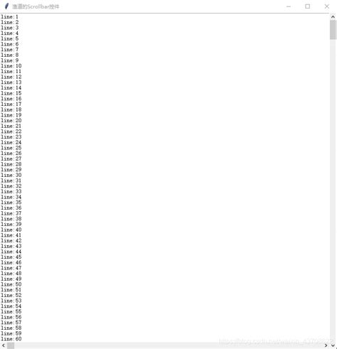 Tkinter Scrollbar详解tkinter Scrollbar Csdn博客