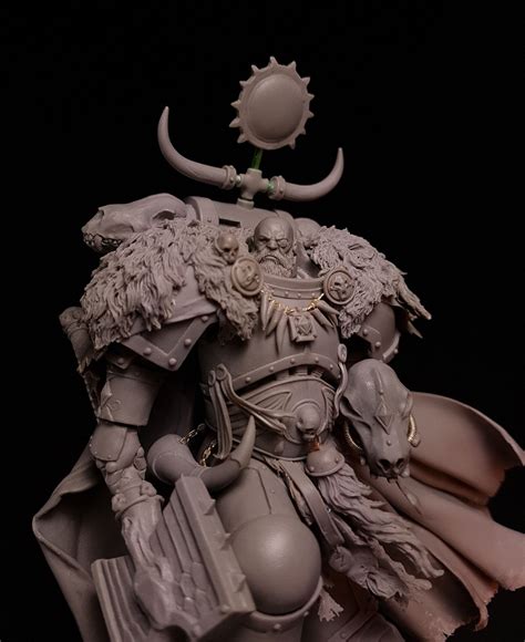Ulrik The Slayer Joaquin Palacios Space Wolves Sculpture Clay