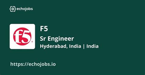 F5 Is Hiring Sr Engineer Software Hyderabad India India Remote Hybrid Aws Azure Api Html
