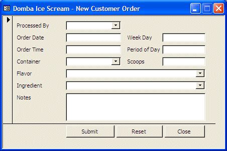 Microsoft Access Tutorials Creating A New Record