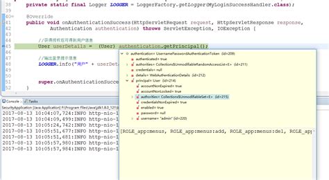关于spring security 无法获取当前登录人的权限身份信息？ role anonymous java csdn问答
