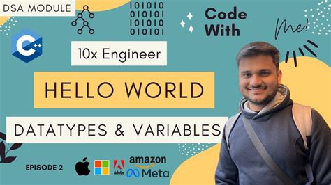 Write Your First C Program Hello World X Engineer Episode YouTube
