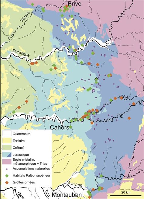 Distribution Spatiale Des Accumulations Naturelles Toutes Périodes