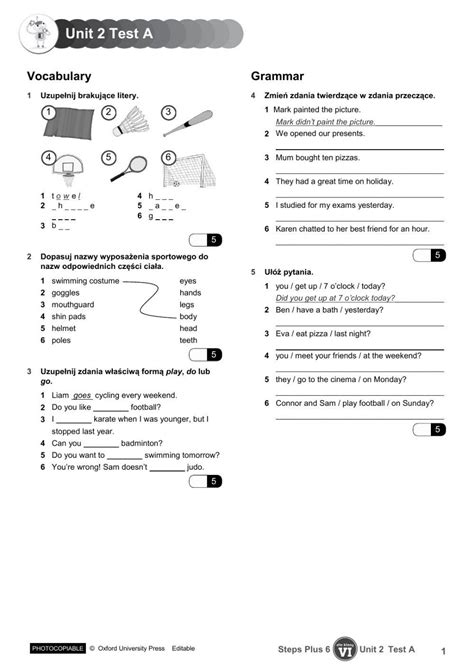 Steps Plus Vi Unit 2 6285671 Lukaszkoczkodaj Live