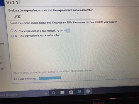 solved 10 1 1 evaluate the expression or state that the