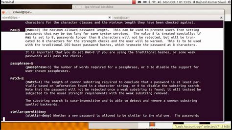 enforcing strong passwords in linux youtube