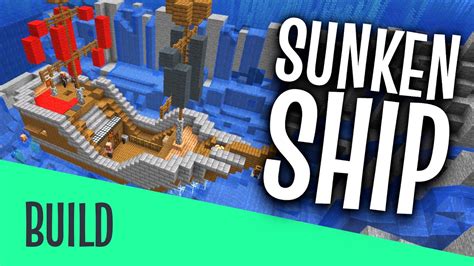 Minecraft Sunken Ship To Pirate Ship Transformation Youtube