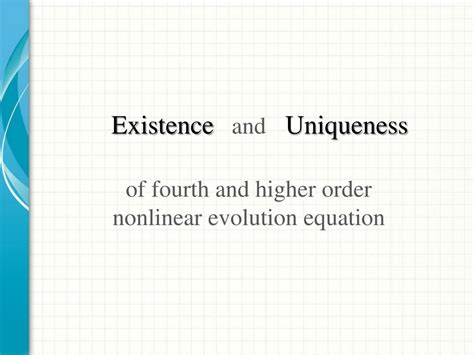 Ppt Wasserstein Gradient Flow Approach To Higher Order Evolution Equations Powerpoint