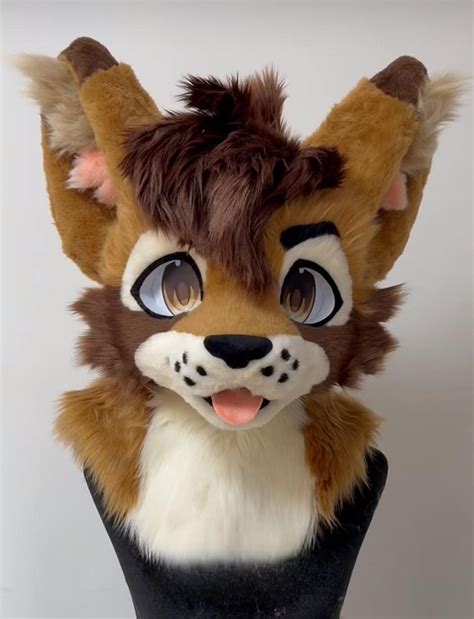 Custom Fursuit Full Body Suit Kenomo Toony Theme Party Fursuit Mask