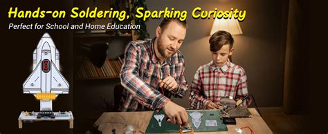 Diy Rocket Soldering Kit Space Themed Rocket Launch Countdown And Led