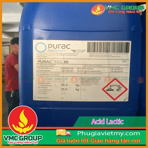 Vai TrÒ CỦa Axit Lactic Trong ThỰc PhẨm Phụ Gia Việt Mỹ™