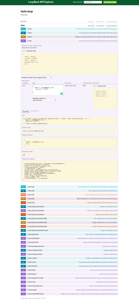 Loopback Api Explorer Set Access Token 02 By Ahmed Thaajwer D6