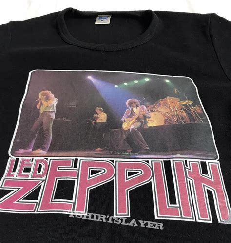 Led Zeppelin Led Zepplin Pun Included Vtg Transfer T Shirt