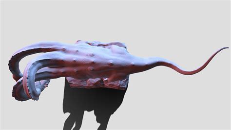 Hydra Playing Fetch 3d Model By Buncic