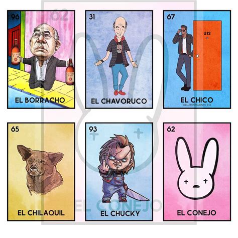 The New Mexican Loteria Funny Funny Adult Parodies Instant Download 63