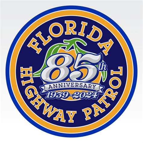 Florida Highway Patrol 85th Anniversary Embroidered Patch Naps And Donuts