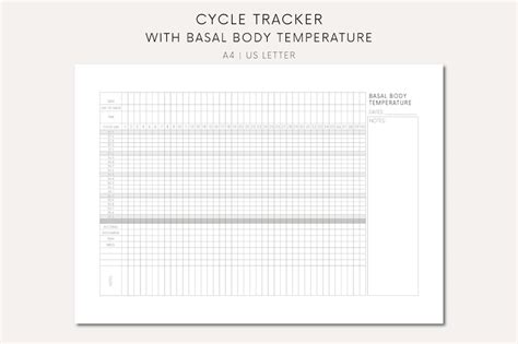 Period Tracker Printable Ovulation Tracker Download Basal Body
