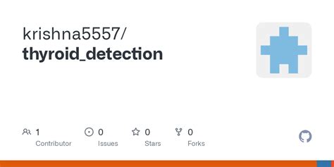 Github Krishna5557thyroiddetection