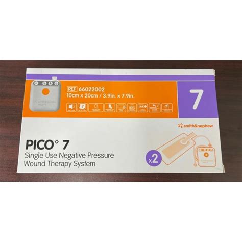 Smith And Nephew Pico 7 Negative Pressure Wound Therapy System 10 X 20cm