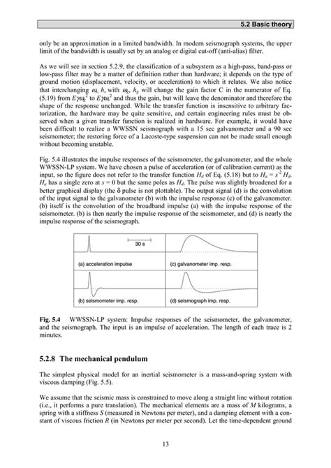 Earthquake Seismic Sensor Calibration PDF Geology Science