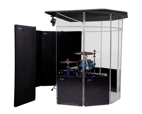 Isopac And Megapac Isolation Booths For Drums Vocals Horns And More Clearsonic
