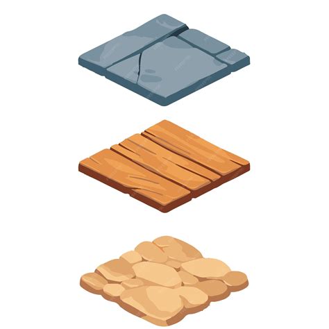 Premium Vector 2d Isometric Tiles